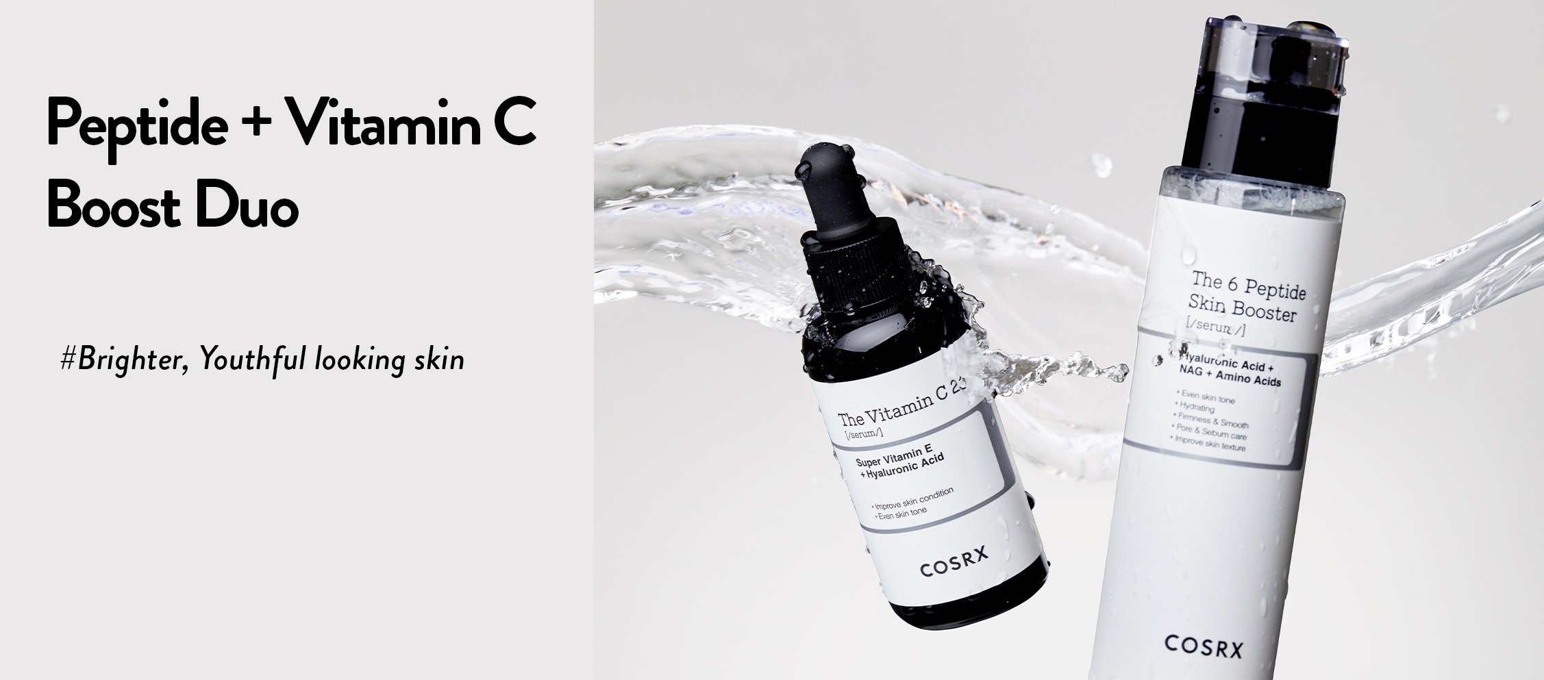 [COSRX] Peptide + Vitamin C Brightening boost Duo | K-Beauty Kenya